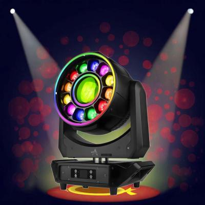 China AT246L 12x40W Multi-Function Moving Head LED Lighting Emission Stage Wedding Banquet Hall 4in1 RGBW Disco Lights DMX512 Mode for sale