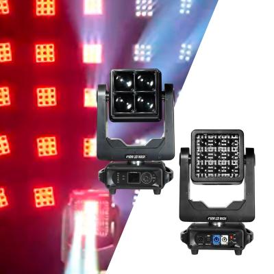 China WJ460 Double Side 4x60W DMX Bar Club Lighting System RGBW 400W Beam Wash Strobe LED Moving Head Lights for Stage Disco Parties for sale