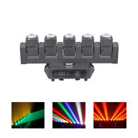China YT05 LED Moving Headlight Wash Zoom Beam Wash Digital 5x40W RGBW 4in1 DMX512 Matrix Light for Dj Party Stage Bar Disco Club for sale