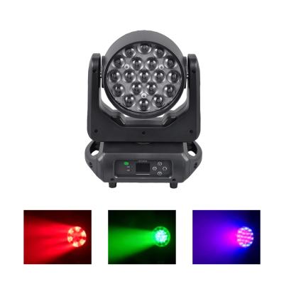 China 19 15W  Head Lamp with RGBW LED for Music Festival Wedding Bar & Stage Lighting,Corporate & Institutional Events for sale