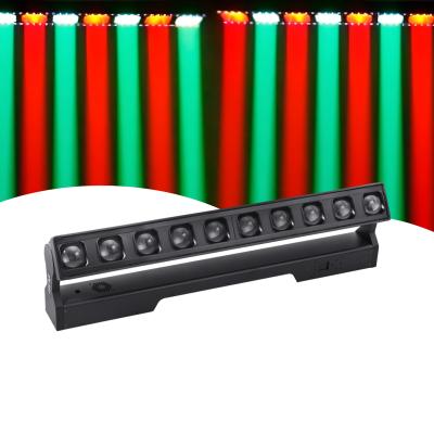 China X1060 Professional DJ Club Event LED Stage Light 10x60W Wash Strobe High Brightness RGBW Indoor Moving Head Light DMX512 Control for sale