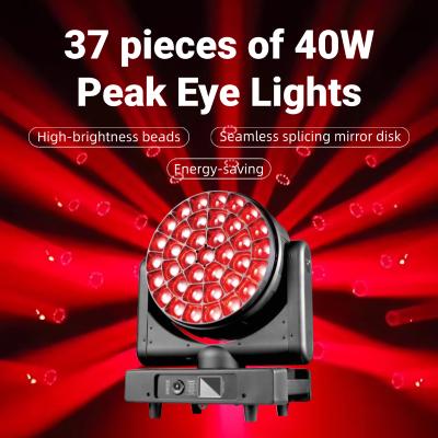 China FY3740 High Quality 37pcs*40W LED Beam Big Bee Eye Wash Moving Head Light Zoom DMX512 Stage Lighting for DJ Stage Disco Parties for sale