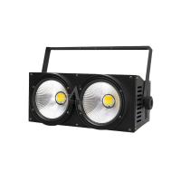China B02 2x100W COB LED Stage Bar Lights Two-Eye Audience Spotlights Cold White Strobe Special Effects Wedding Performances DMX512 for sale