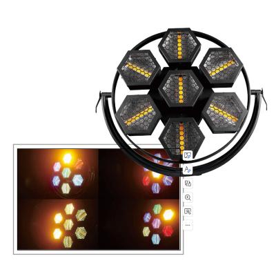 China F144S 1000W RGB Stage Lighting Equipment Professional DMX 7x144 LED COB Spotlight Footlights Retro Lamp Background Stage Lights for sale