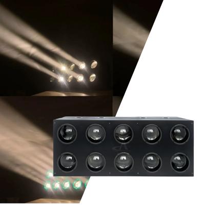 China GZ1080 10pcs RGBW LED Spotlights with DMX512 Control CH4 CH15 CH24 Stage Lighting for sale