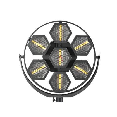 China F144S New 7 Retro Flash LED Lights Marquee Studio Surface Lights DMX512 Control Aluminum Body for Stage Dance Performances for sale
