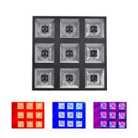 China JZ940L High Brightness Full Color Square Dot Rgbw 4in1 Led Matrix Light 3x3 Matrix Display for Dj Stage Background Beam Effect for sale