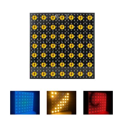 China JZ49L 7x7 RGBW Full Color matrix Light Stage Lamp Dmx512 Control Stage Light Warehouse Application Light for Nightclub Bars for sale