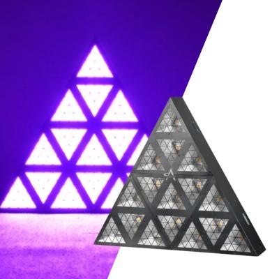 China SJ16A 16X30W DMX LED RGB Triangle Retro Background Light Bar Concert DJ Disco Party Light Matrix Stage Strobe Effect Lights for sale