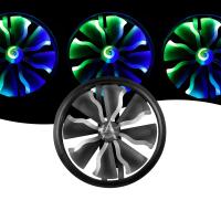 China LED Big Fan DMX512 Dj Stage Lighting 25W Retro Light Round LED Effect Lights for DJ Stage Nightclub Bar Disco Background for sale