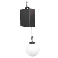 China SJ36 36W 25cm Matrix Dot Control LED Motor Lifting Kinetic Cluster Ball Lights DMX Winch LED Disco Ball Light for sale