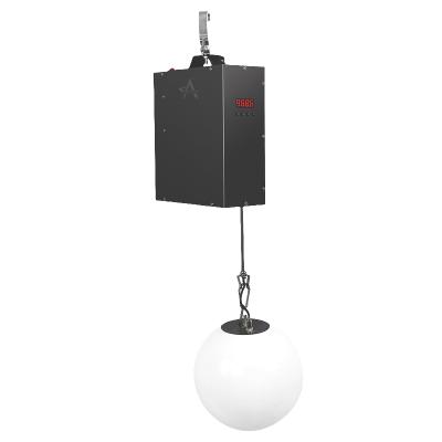 China SJ36 36W 25cm Matrix Dot Control LED Motor Lifting Kinetic Cluster Ball Lights DMX Winch LED Disco Ball Light for sale