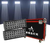 China LM30 Factory Hot Sale 350W RGB DMX512 Atomic LED Segment Strobe Light Stage Projection Lights for Night Club Disco Bar Wedding for sale
