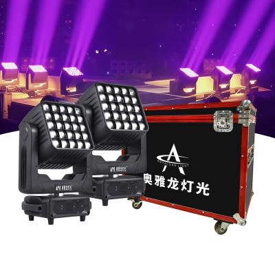 China AOYALONG 1000W Double Side LED Moving Head Light RGBW DMX512 6000K Daylight CRI70 Dimmable IP20 Rated Stage Lighting for sale