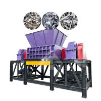 China 55 kW TUV Twin Shaft Shredder for Aluminum Rims & Sheet Metal | 3-5 Tons/Hour Capacity for sale