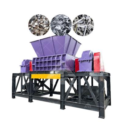 China 55 kW TUV Twin Shaft Shredder for Aluminum Rims & Sheet Metal | 3-5 Tons/Hour Capacity for sale