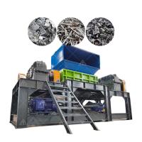 China 55kW Dual Shaft Aluminum Shredder for Engine Wheels - 3-5 Tons/Hour Recycling Capacity with 15000N·m Torque for sale