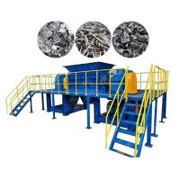 China Aluminum Radiator Metal Shredder 50kW AC Motor 5000kg for Scrap Processing with 92% Purity Output for sale