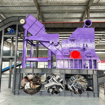 China Full-Automatic Scrap Metal Crusher 132-900 kW with 2-30 t/h Capacity for Steel Recycling for sale