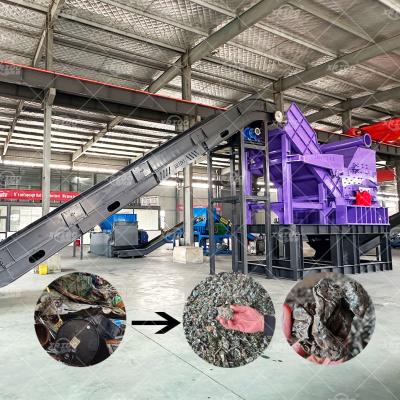 China 1-5T/H Industrial Metal Crusher with 132-900kW Power for Aluminum Motor Stator Scrap Recycling for sale