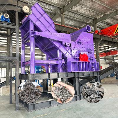 China Scrap Metal Hammer Mill Steel Crushing Machine 132kW 2-3 t/h Waste Metal Crusher for sale