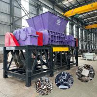 China Heavy Duty Car Shell Shredder Machine 2000x1490mm Feed Inlet with 90kW Twin-Shaft Crusher for Scrap Vehicle Recycling for sale