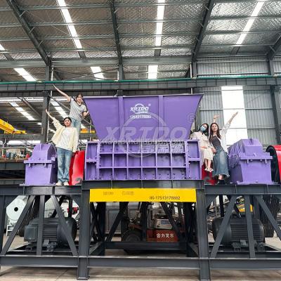 China Industrial Double Shaft Shredder 300-22000 Kg/H Metal Recycling Machine for Scrap Car Aluminum Copper for sale