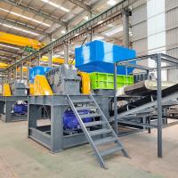 China Automatic Double Shaft Shredder Machine Brass / Copper Twin Shaft Shredder Machine for sale