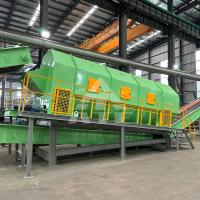 China Municipal Waste Sorting Plant Rotary Drum Screen Separator 100-500 Tons/Day Capacity with AI Technology for sale