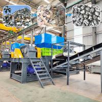 China Industrial Dual Shaft Shredder 2000-3000 kg/h for Metal Plastic Waste Recycling for sale