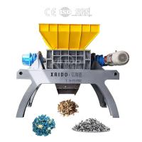 China Double Shaft Shredder 800x480mm Feed Opening 15kWx2 for Metal Plastic Wood Waste Recycling for sale