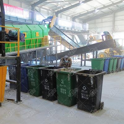 China 100T/D 200T/D 400T/D Robotic Arm Garbage Sorting Machine with 149KW-279KW Power for Municipal Waste Processing for sale