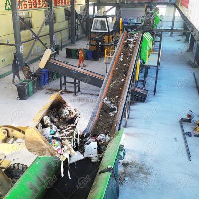 China AI Waste Sorting Machine Municipal Solid Waste Segregation System - 100T/D to 400T/D Capacity with 149KW to 279KW Power for sale