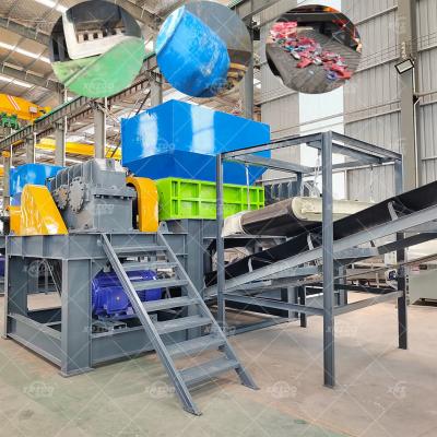 China Industrial Dual-Shaft Shredder 30-120kW for Metal and Plastic Waste Recycling for sale