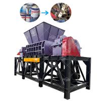 China Heavy Duty Double Shaft Metal Shredder 1000-5000 kg/h for Iron Aluminum Car Steel Crushing for sale