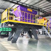 China Industrial Metal Crusher Shredder Machine 300-22,000 kg/hour Capacity for Scrap Car Shells and Mixed Metal Recycling for sale