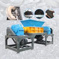 China 110V/220V/380V Truck Tire Shredder with 200-10000 kg/h Capacity and Dual-Axis Drive Technology for sale