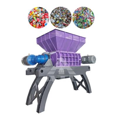China Twin Shaft Plastic Shredder Machine for PC PMMA PA Bottles - 600mm to 2500mm Chamber Sizes with 11kW to 110kW Motors for sale