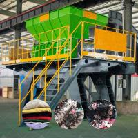 China Industrial Textile Shredder Machine 380V 220V 110V with 600-25000 kg/h Capacity for RDF Fuel Production for sale