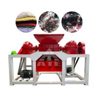 China Double Shaft Cloth Shredder Machine 600-25000kg/H Capacity for Textile Waste Processing for sale