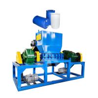China Double Shaft Plastic Shredder Machine 11-110 kW Motor Power for Barrel Recycling 600-2500 mm Models for sale