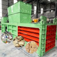 China Fully Automatic Horizontal Hydraulic Cardboard Baler 160T Pressure 8-12T/H Capacity Recycling Machine for sale