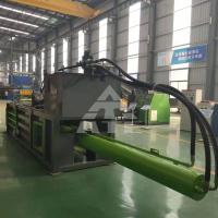 China 100 Ton Hydraulic Horizontal Baler Machine for Aluminium Cans & Cardboard - 7500×1500×1800mm Size for sale