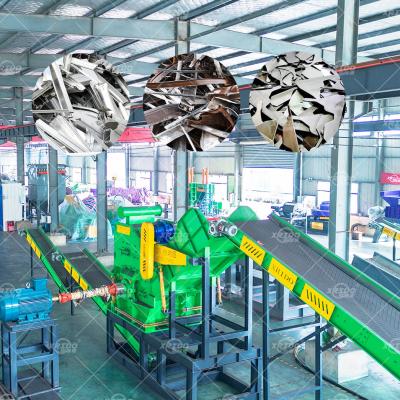 China Industrial Scrap Metal Crusher Machine 2-200 t/h Capacity for Car Bodies, Aluminum Cans & Steel Recycling for sale