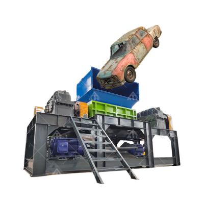 China Metal Recycling Shredder for Car Shells 200-2200mm Input Size with 11-110kW Dual Motor Options for sale