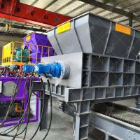 China Industrial Textile Waste Shredder 600-2500mm Models with 11-110kW Motors for RDF Briquette Production for sale