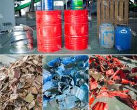 China Double Shaft Metal Shredder Machine 6-9 TPH Output for Scrap Car Shells and Engine Components for sale