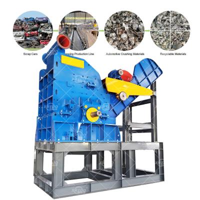 China Waste Home Appliance Crusher 132kW 2-3t/h Plastic Metal Recycling Shredder for sale