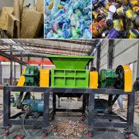 China Mobile Plastic Shredder Waste Paper Metal Shredder Mobile Solid Waste Crusher for sale