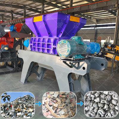 China Industrial Scrap Metal Shredder 300-22000 kg/h Capacity Hammer Mill Crusher for Steel Aluminum for sale